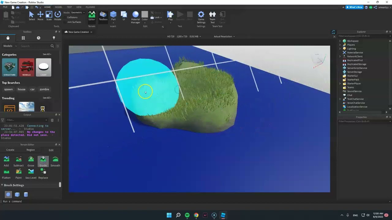 How To Use The Basic Terrain Editor Part 1 Roblox Studio Tutorials