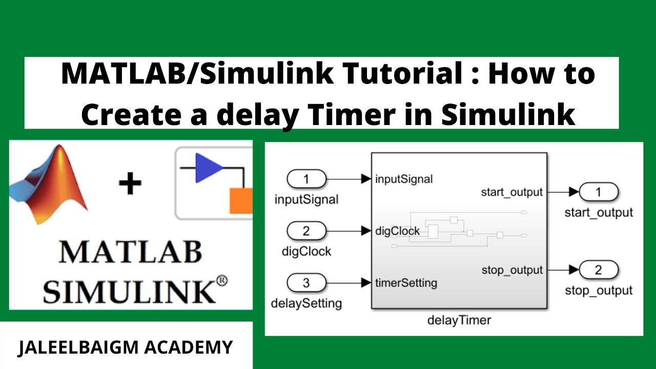 Matlab Simulink Timer At Chad Noggle Blog