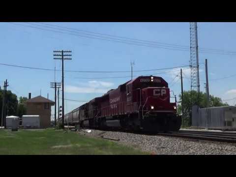 Cp 6232 At Rondout Il Youtube