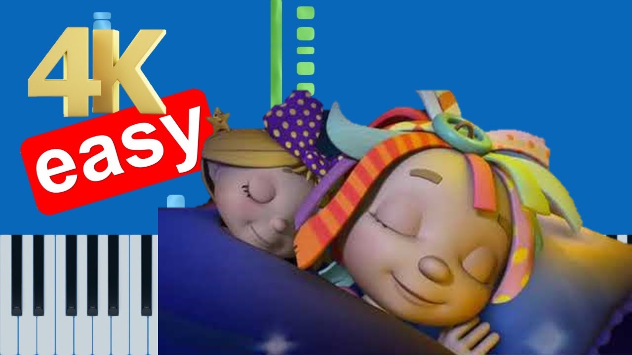 Cbeebies Goodnight Sleep Tight Slow Easy Medium Piano Tutorial 4k