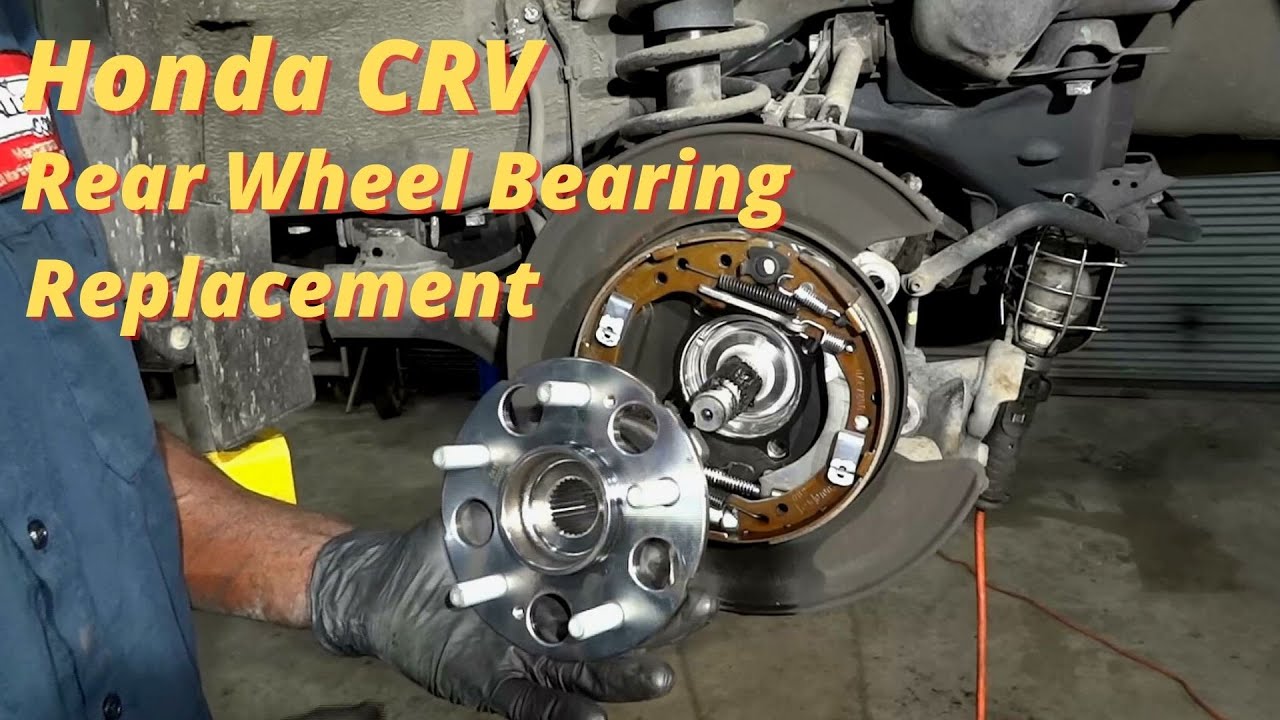 Honda Crv Rear Wheel Bearing Replacement Youtube