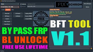 Bft Unlock Tool V1 1 Powerful Unlock Tool 2025 Free Use Lifetime ...