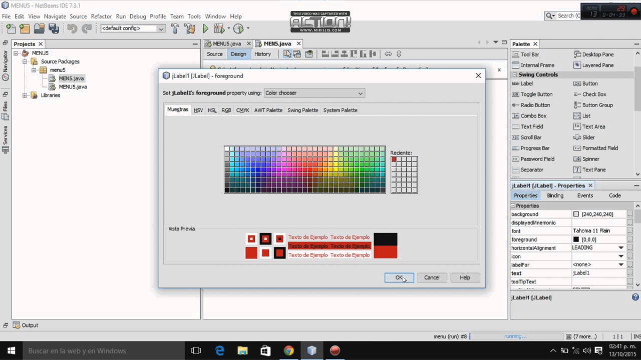 Como Hacer Un Menu En Java Youtube