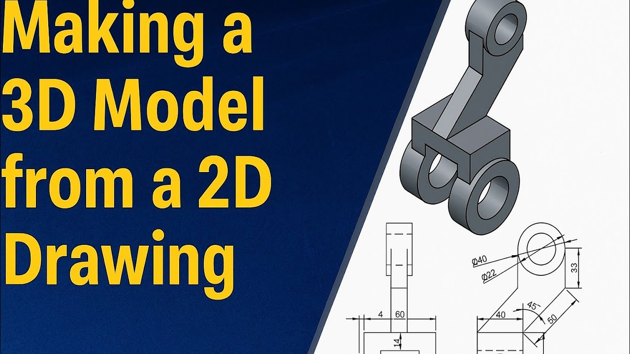 Fastest Way To Create 2d 3d Mechanical Parts In Autocad Step By