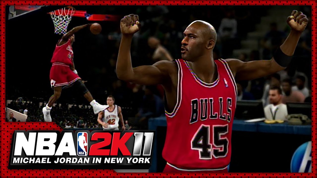 Nba 2k11 Michael Jordan In New York Youtube