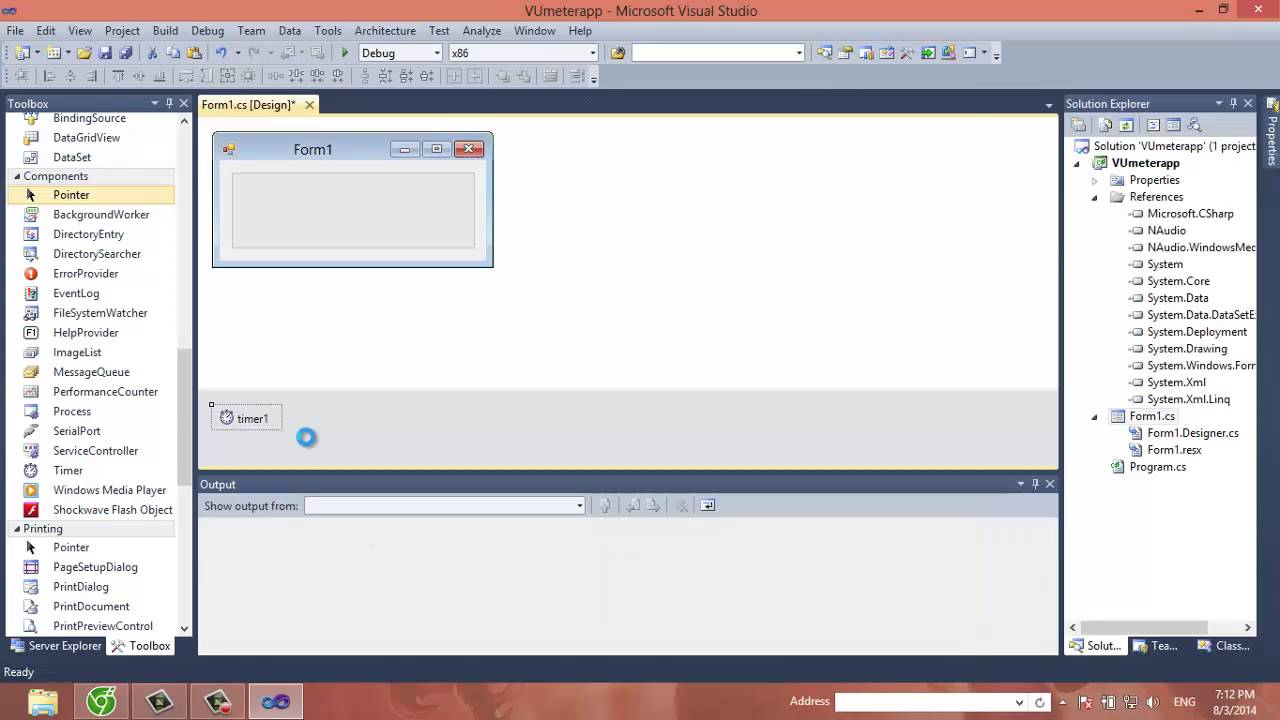 C How To Make Vu Meter App Youtube