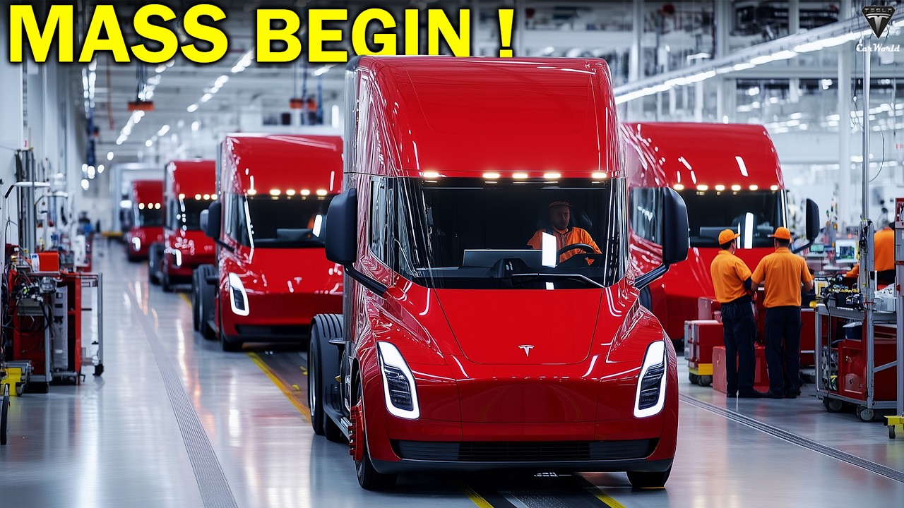 Elon Musk Unveils Shocking 2026 Update On Tesla Semi Mass Production