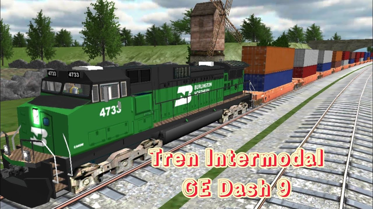 Train Sim Dando Un Buen Paseo En La Ge Dash 9 De Burlington Northern