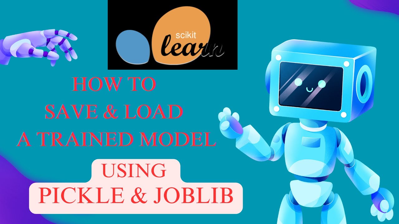 Machine Learning Tutorial Python 4 How To Save And Load A Trained
