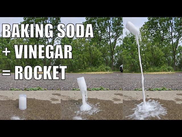 Baking Soda And Vinegar Rocket Launch Baking Soda Rocket Youtube