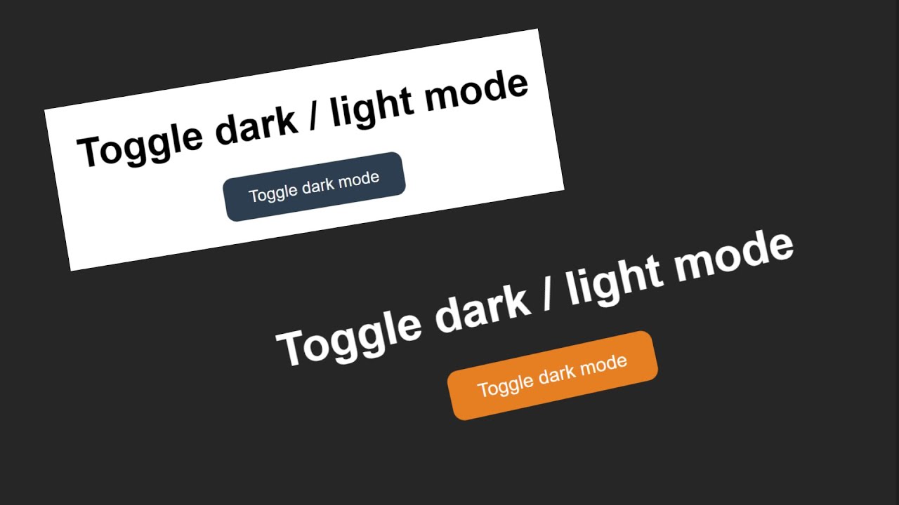 Toggle Switch Dark Mode Javascript At Deidra Mckoy Blog