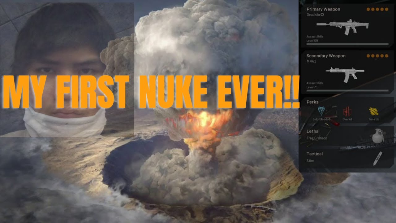 My First Nuke Ever Modern Warfare Youtube