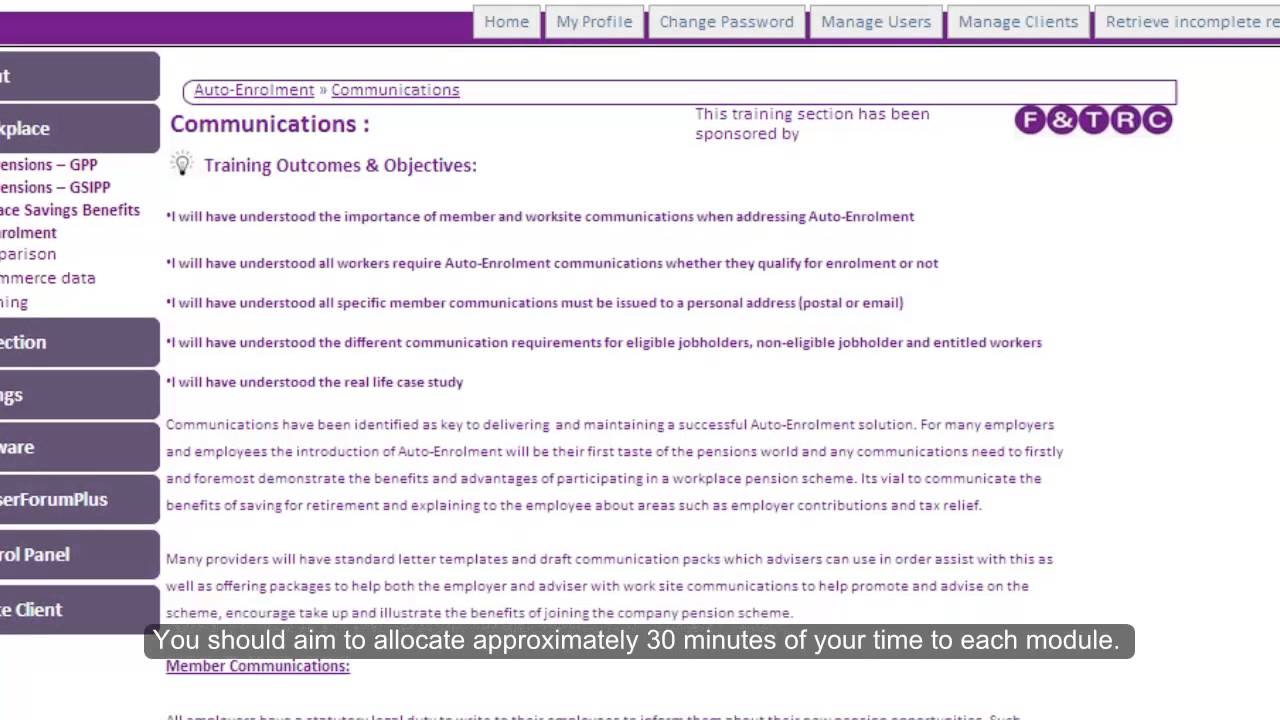 Tutorial 14 Training Modules Youtube