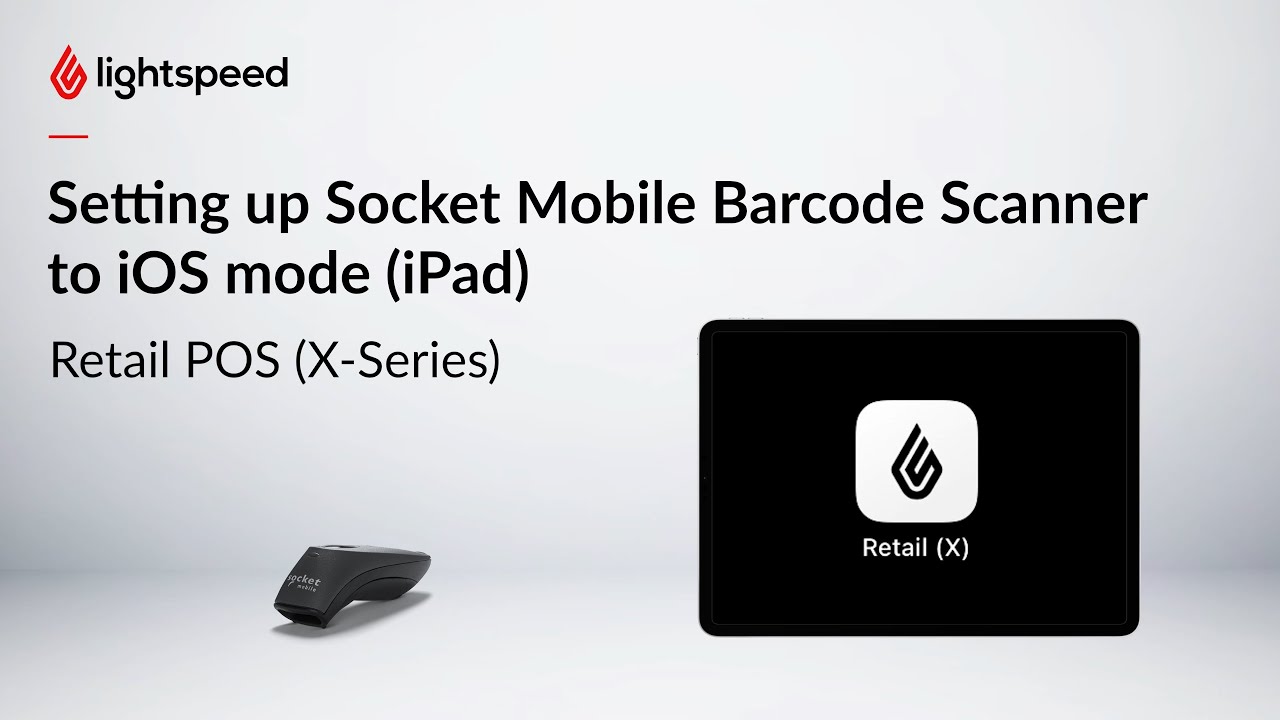 Setting Up Socket Mobile Barcode Scanner To Ios Mode Ipad Youtube