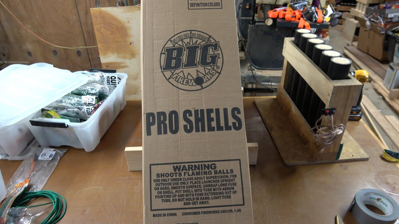 Pro Shells 4 Cannister Shells By Big Fireworks Youtube