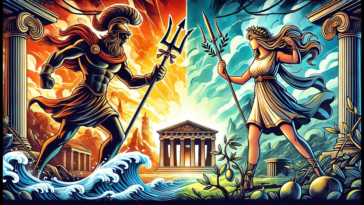Greek Mythology Story Athena Vs Poseidon How Athens Got Its Name рџџ пёџ