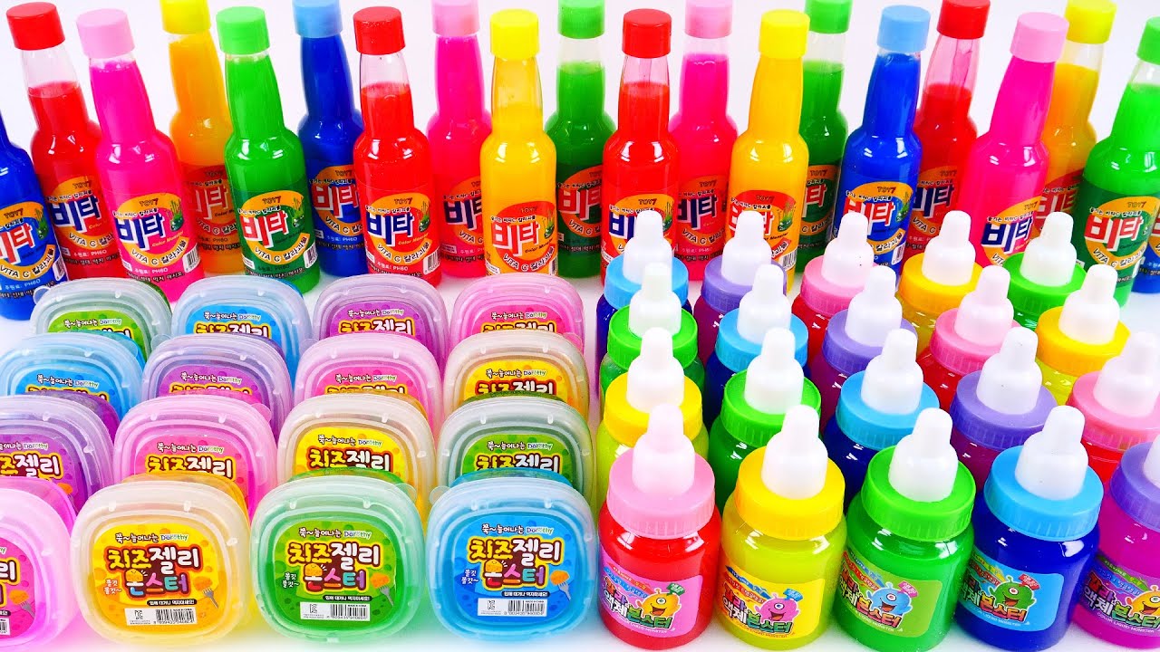 Satisfying Video L Mixing Random Things Into Store Bought Rainbow