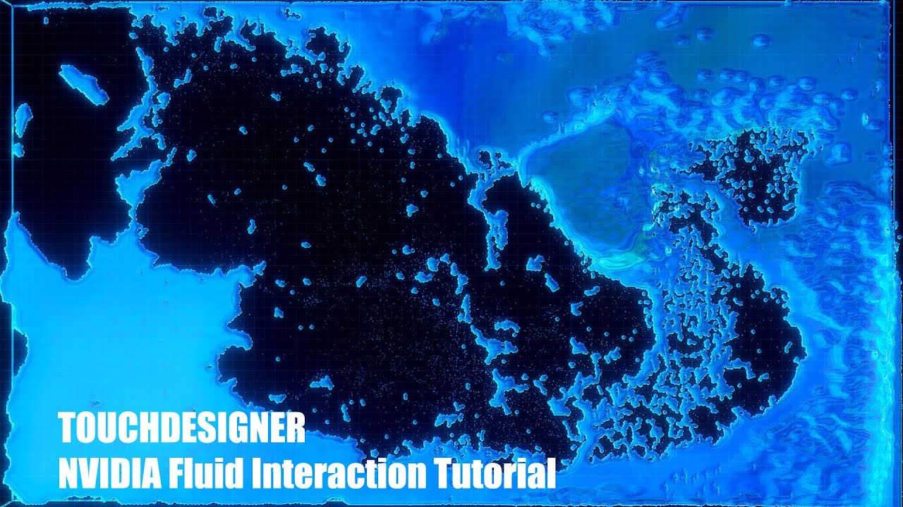 Touchdesigner Nvidia Fluid Interaction Tutorial Td Touchdesigner Youtube