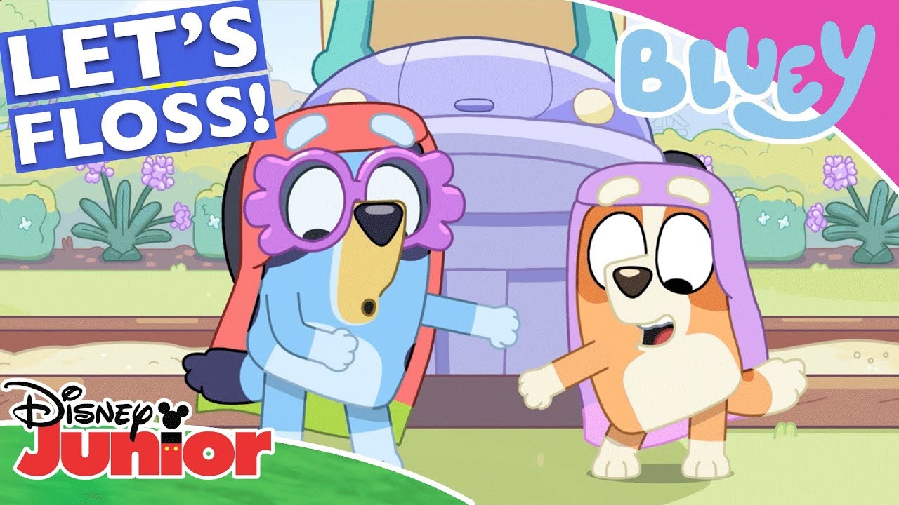 рџ є How To Floss Bluey Disney Kids Youtube
