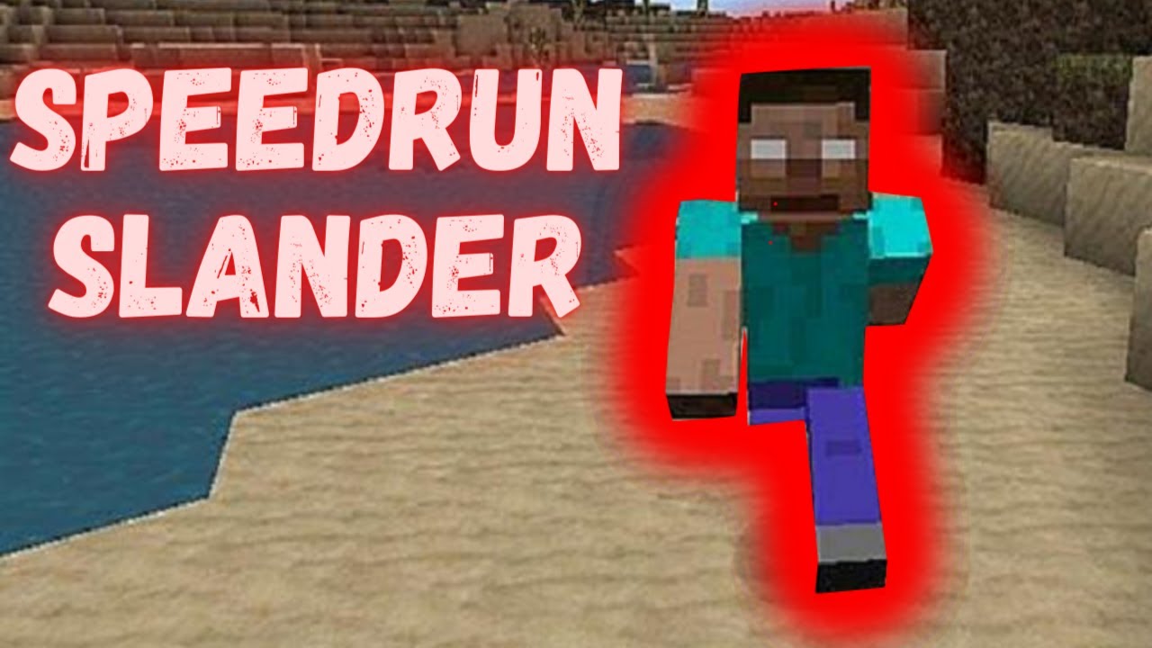 Minecraft Speedrun Slander Youtube