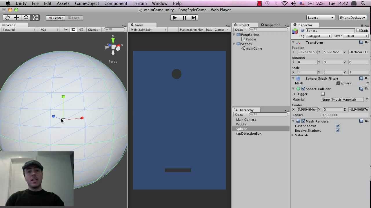 Unity Tutorial Pong Game How To Make Mobile Games Part 3a Youtube