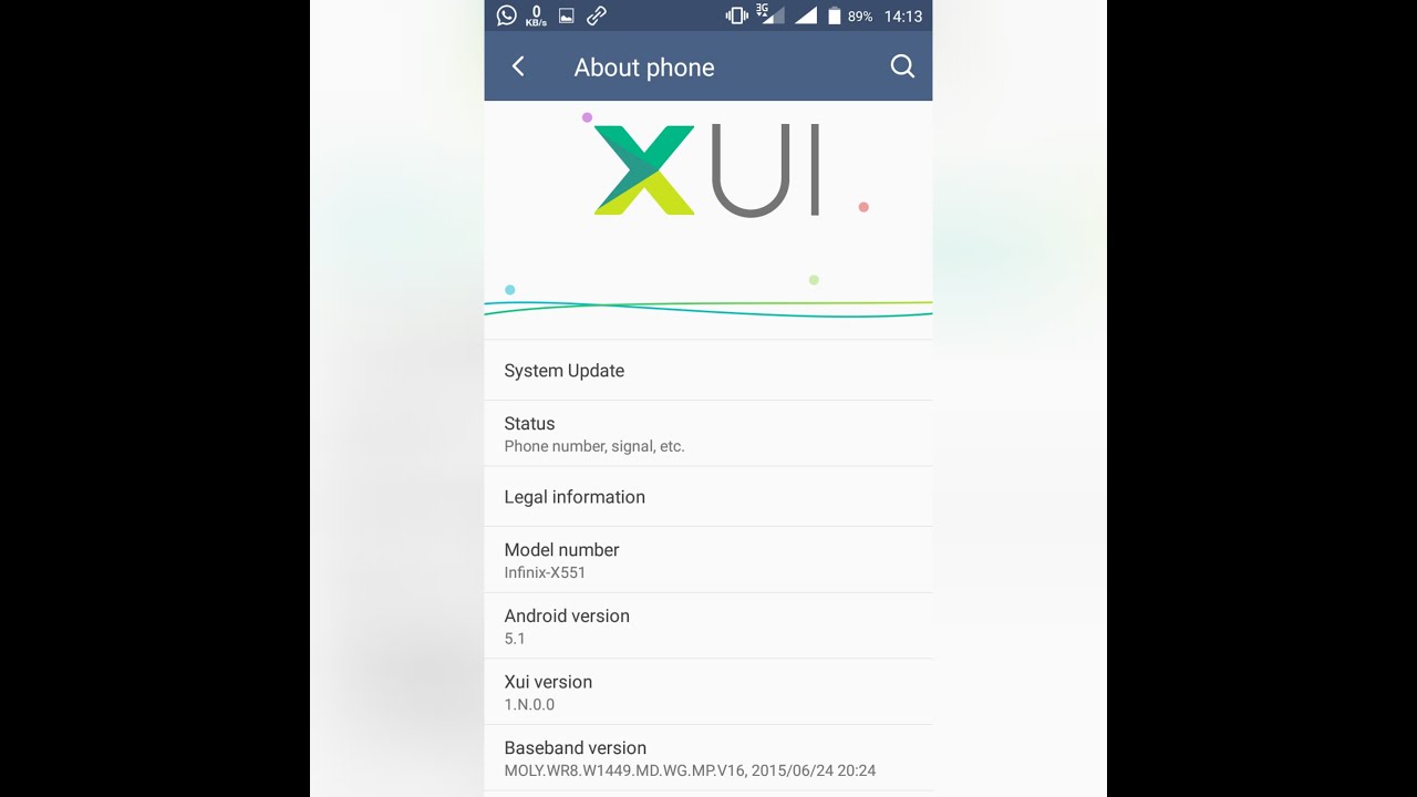 Infinix Hot Note X551 Running Android 5 1 Lollipop Xui Youtube