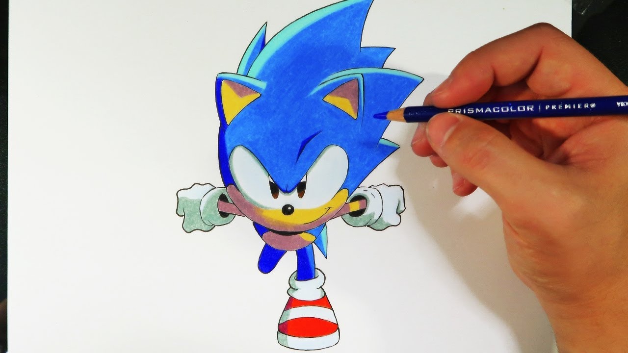 How To Draw Sonics Como Dibujar A Sonic Paso A Paso A Lapiz Lentosonic
