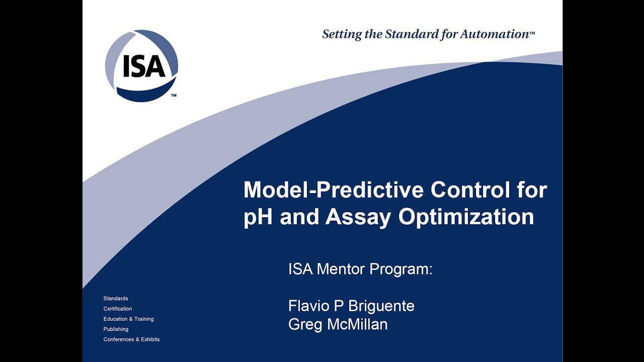 Model Predictive Controllers For Cost Optimization Isa Mentor Program