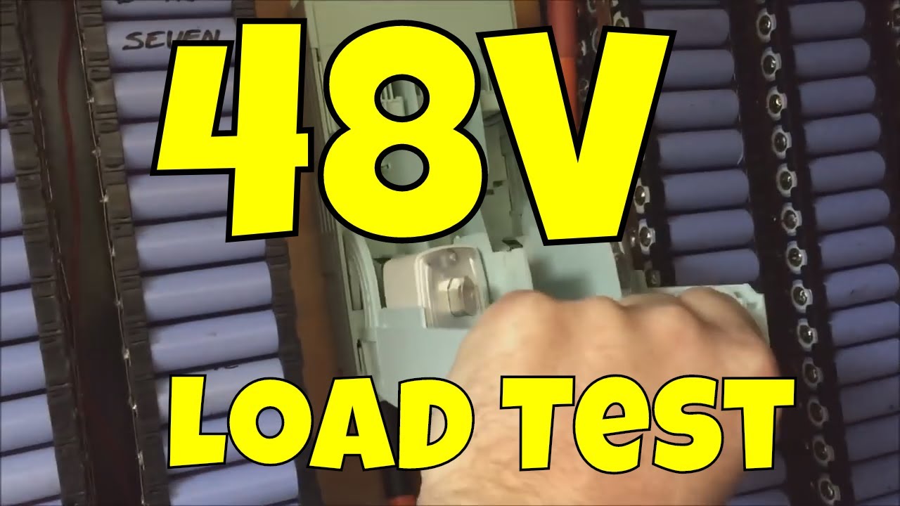 48v Turning On And Load Test Youtube