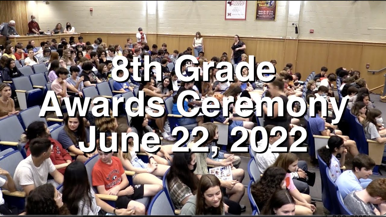 8th Grade Awards Ceremony Youtube