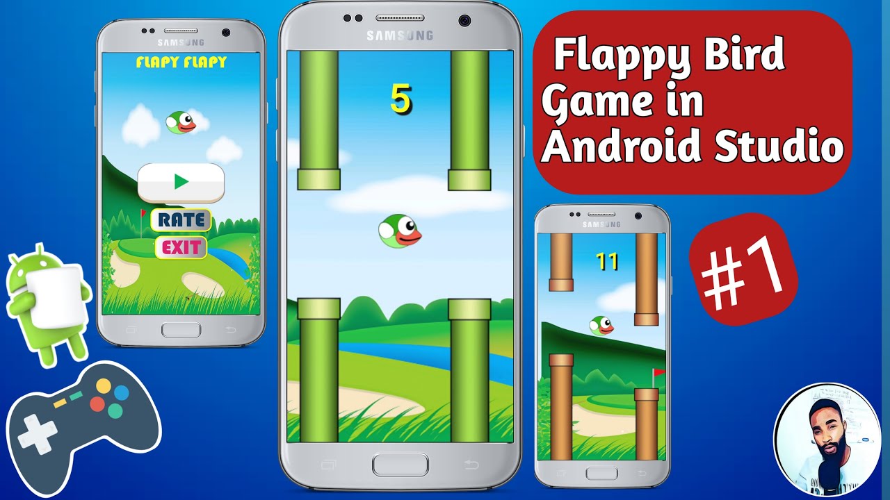 Create Flappy Bird Clone In Android Studio Using Java Part 1 Youtube