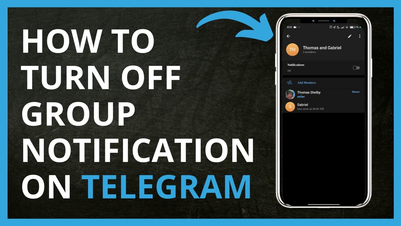 How To Turn Off Group Notification On Telegram In 2024 Youtube