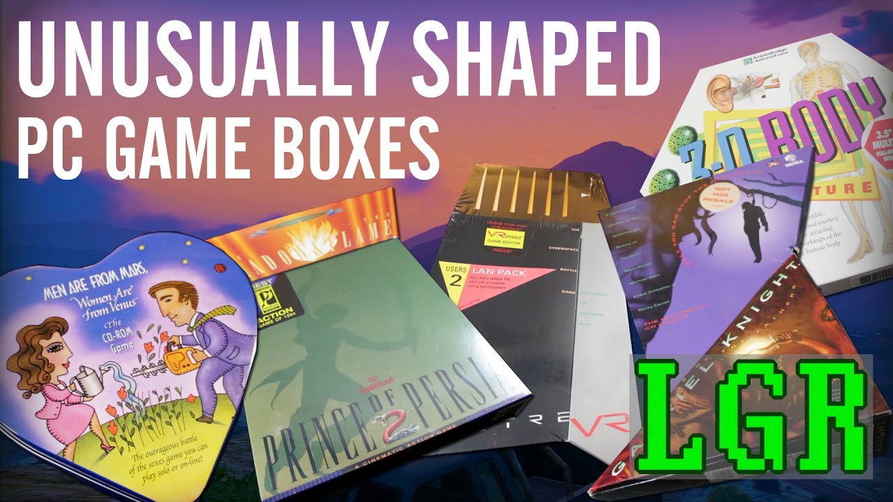 Lgr Unusually Shaped Pc Game Boxes Youtube