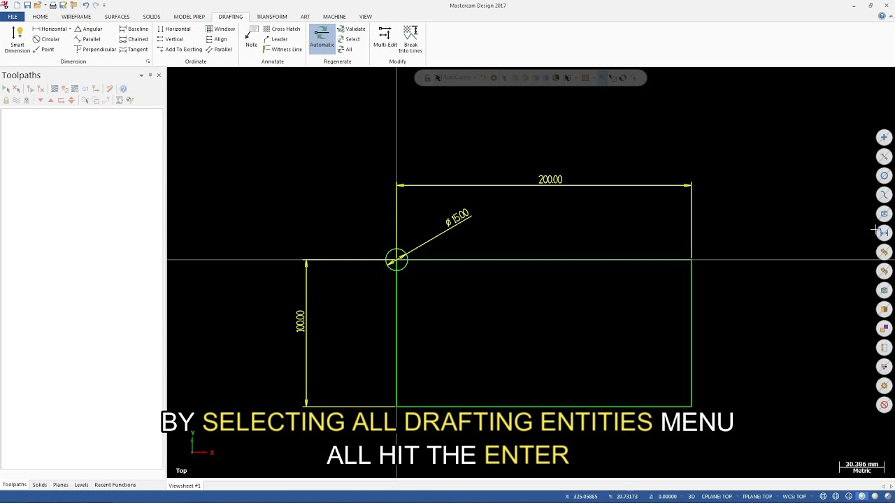 Mastercam Basic Tutorial Youtube