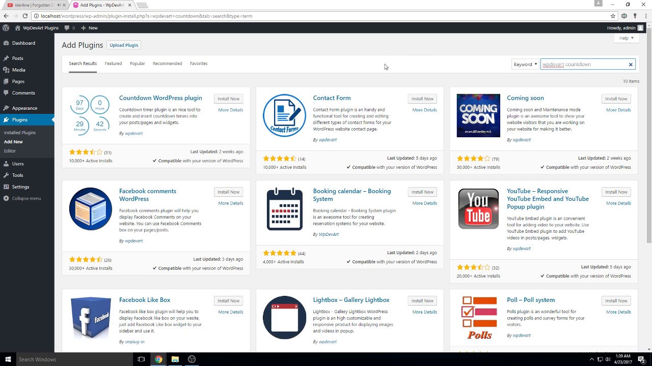 Wordpress Countdown Timer Plugin Youtube