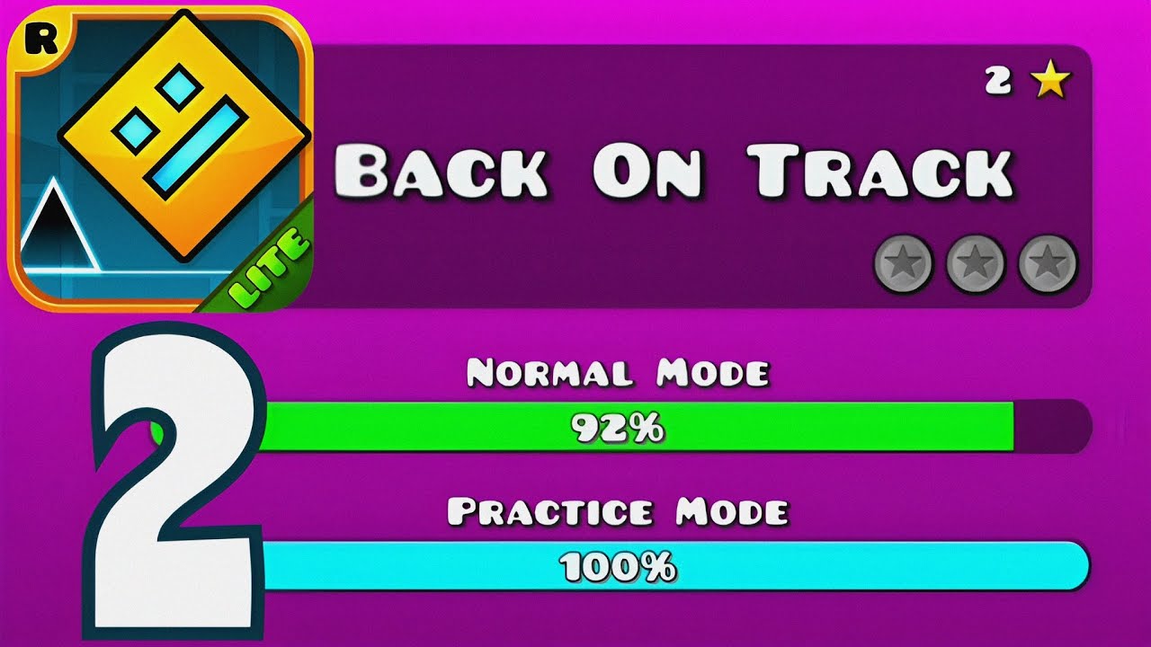 Geometry Dash Lite Level 2 рџљђ Back On Track рџ ґ Gameplay Walkthrough