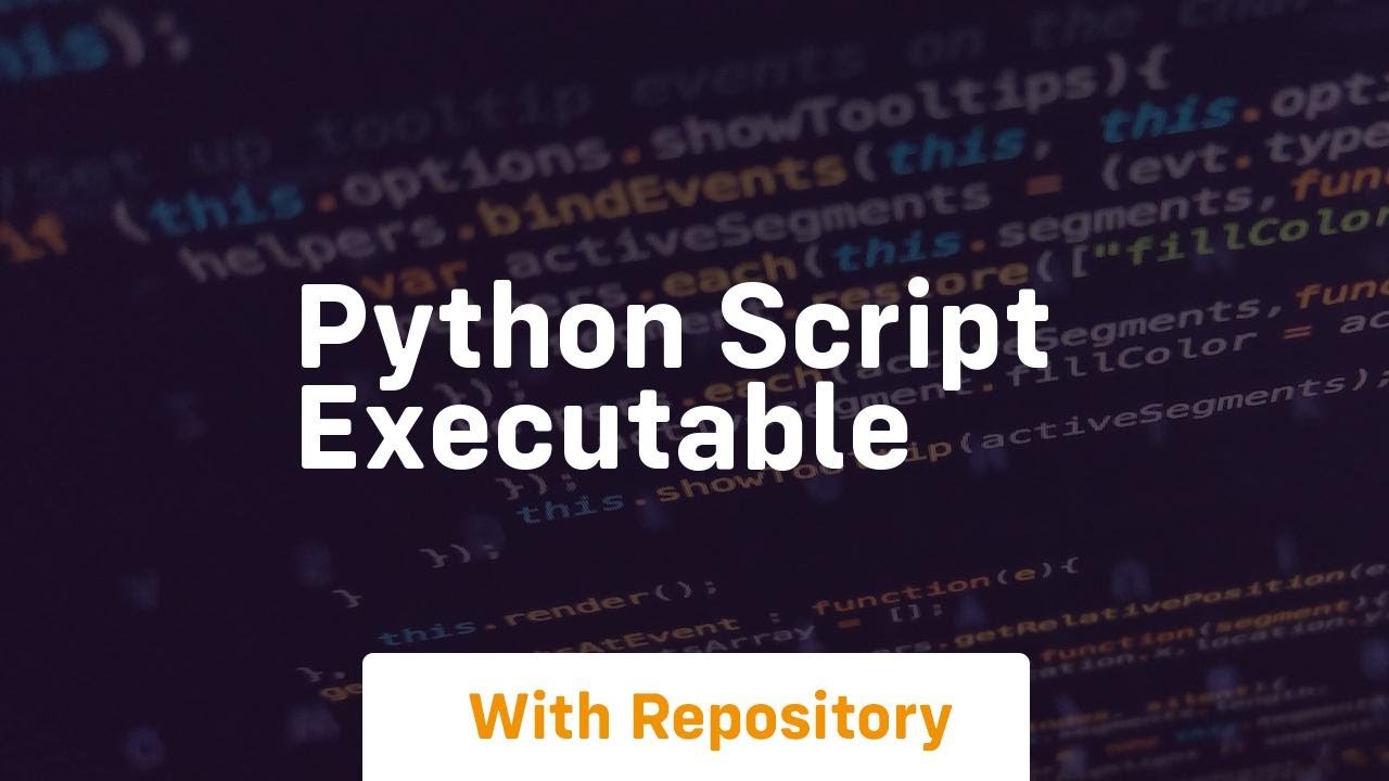 How Do I Make A Python Script Executable Sovrny