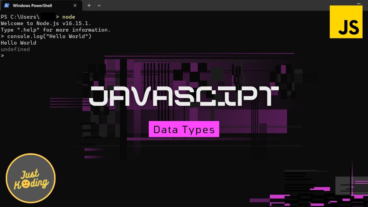 Tutorial Javascript 4 Tipe Data Youtube