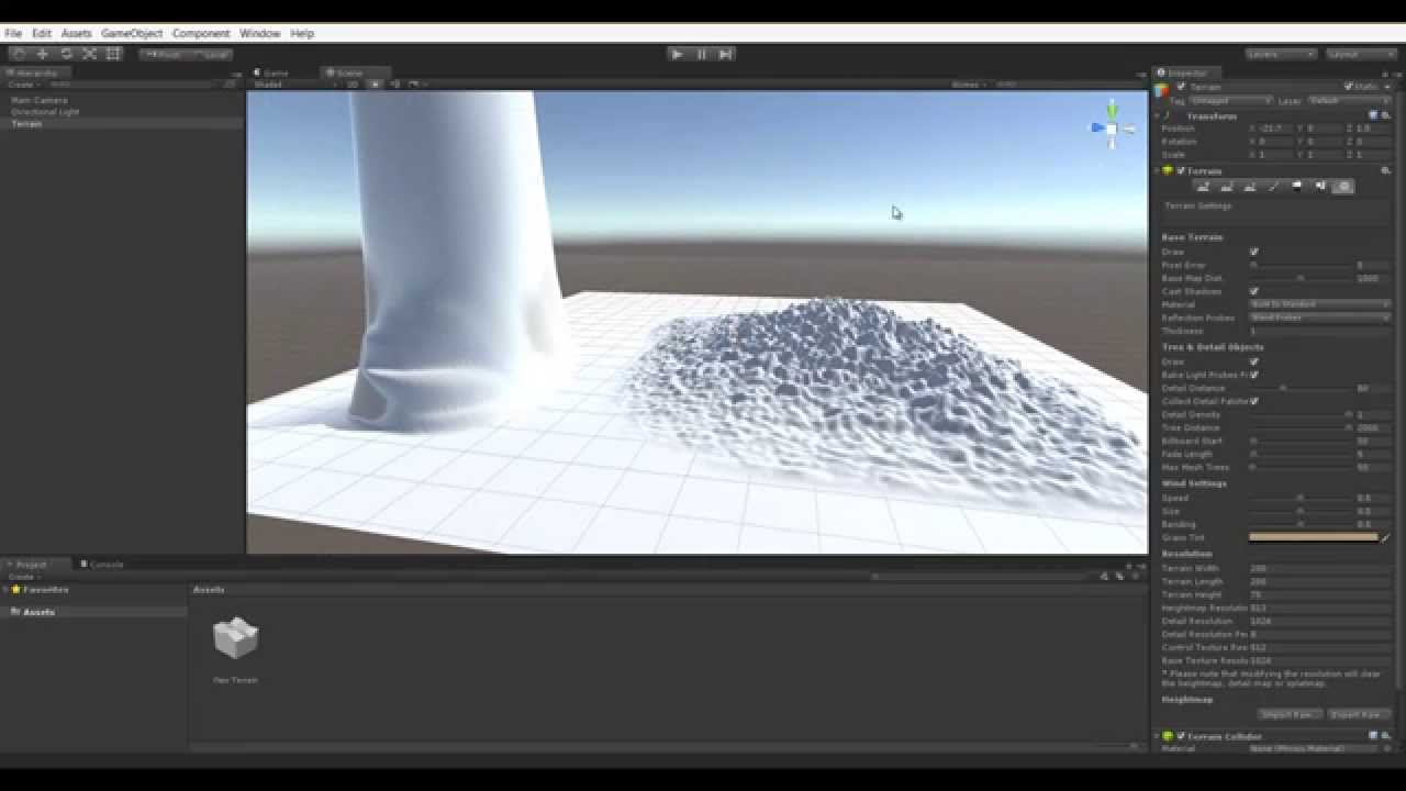 Unity3d Terrain Size Overview Youtube