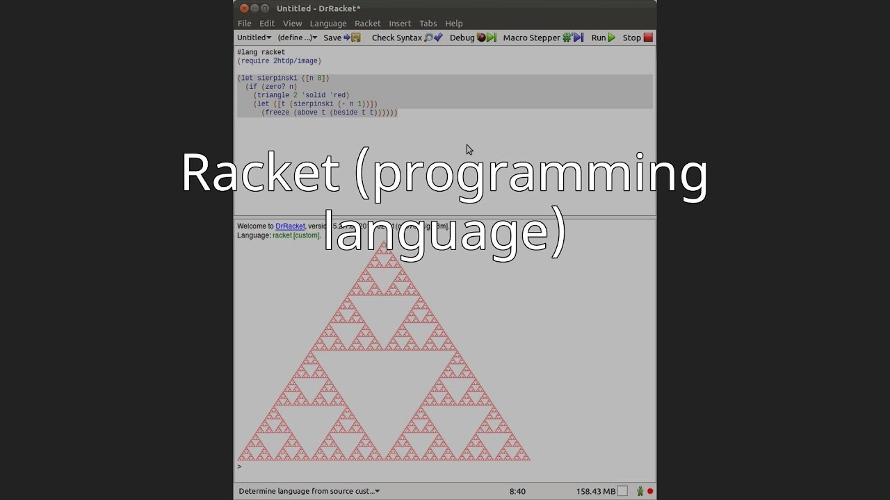 Racket Programming Language Youtube