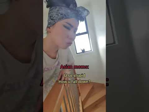 Falling Vs Asian Moms Shorts Youtube