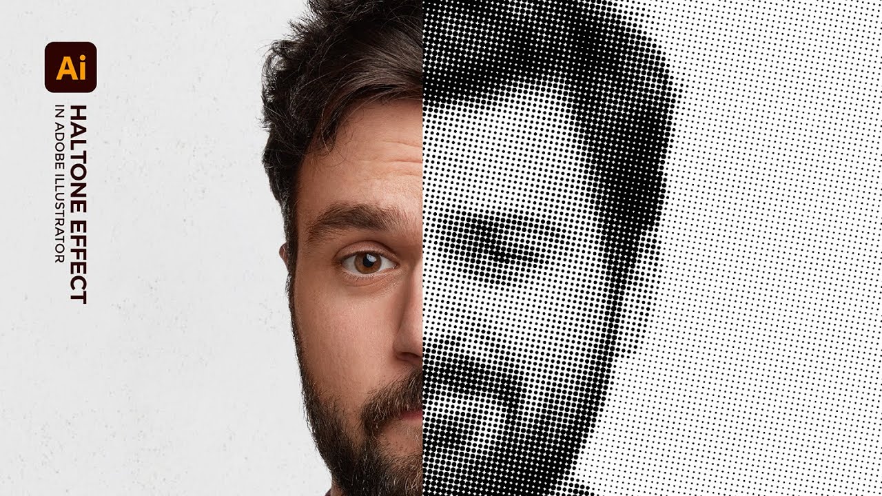 Halftone Effect On Images In Adobe Illustrator Illustrator Teaching