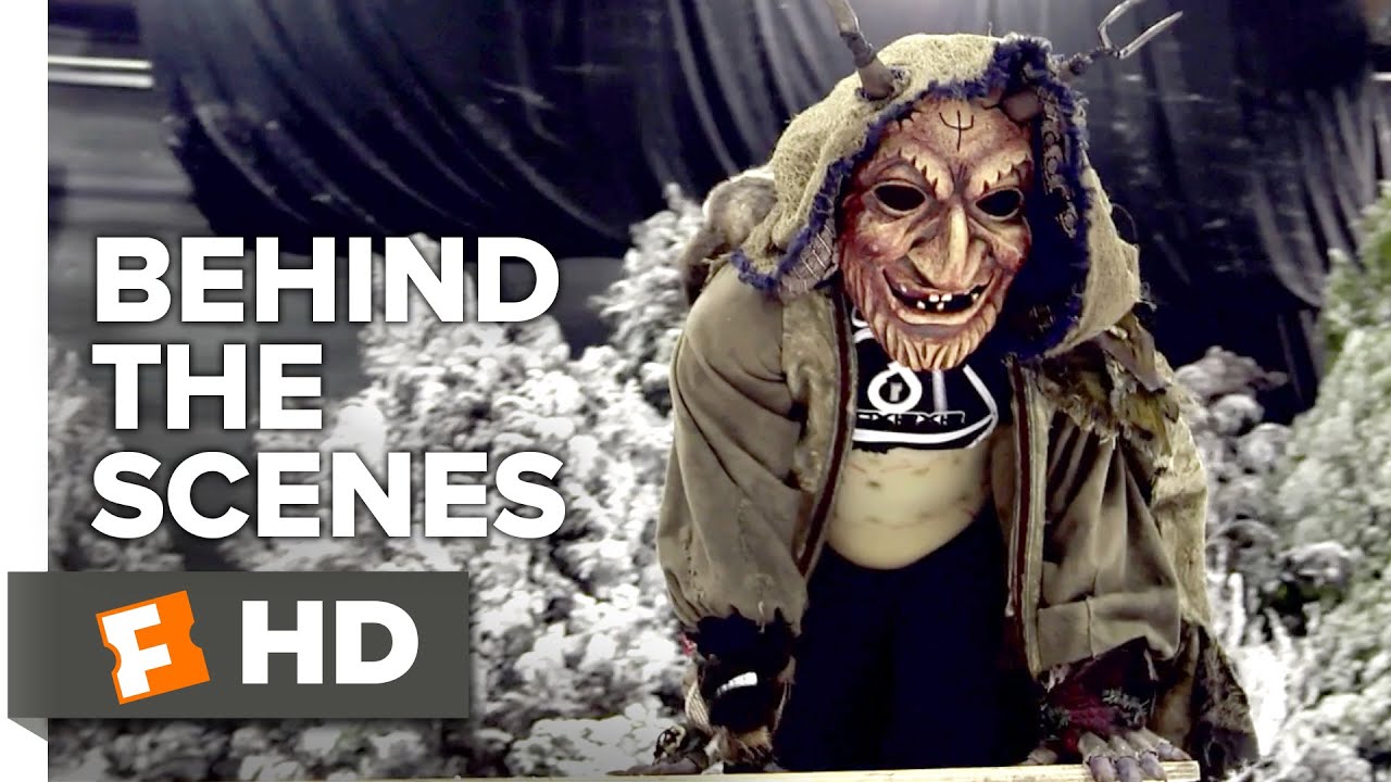 Krampus Behind The Scenes The Dark Elves 2015 Adam Scott Toni