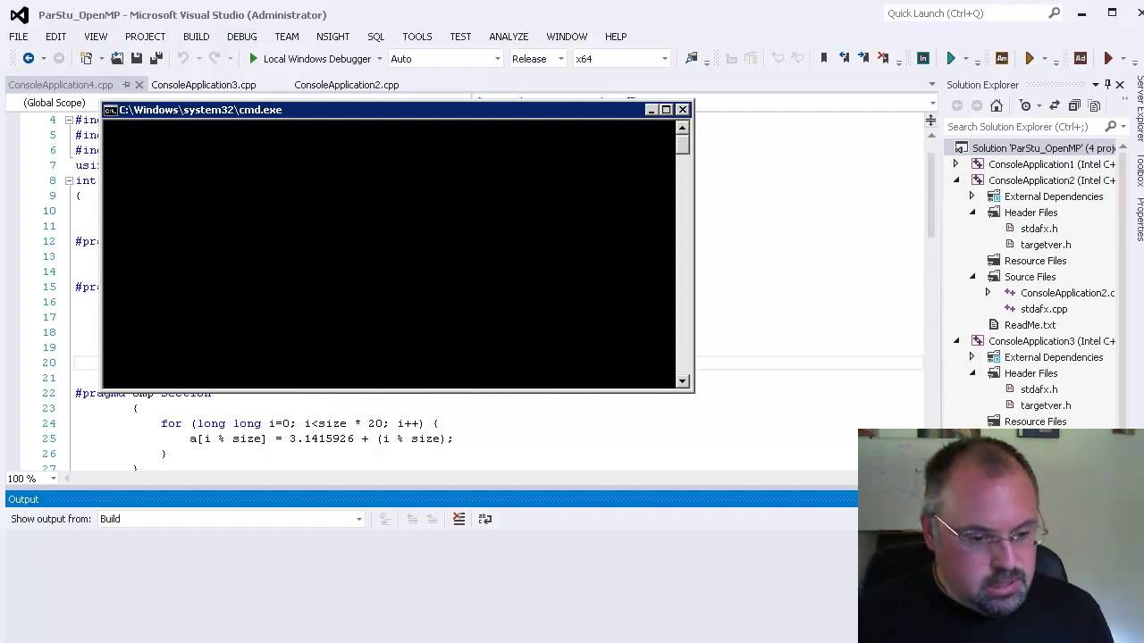 Programming Parallel Sections With Openmp Youtube