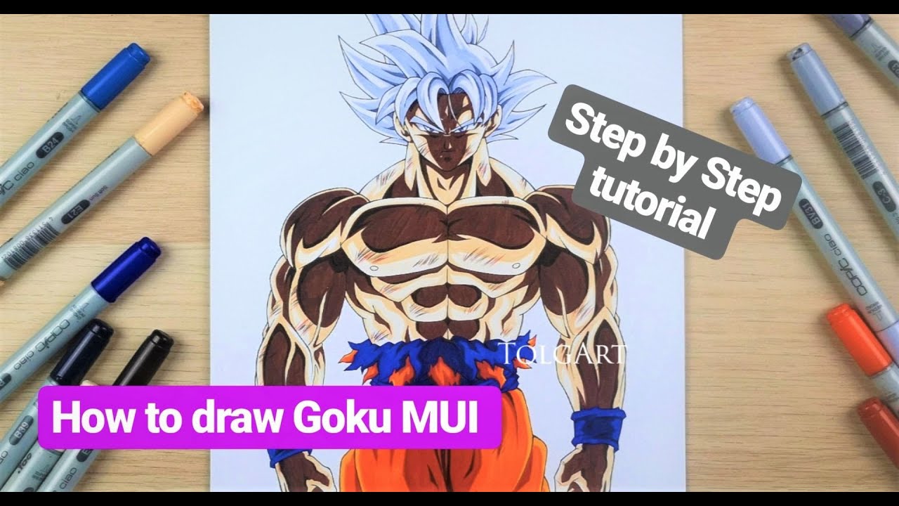 How To Draw Ultra Instinct Goku Step By Step Tutorial At Susan Curnutt Blog