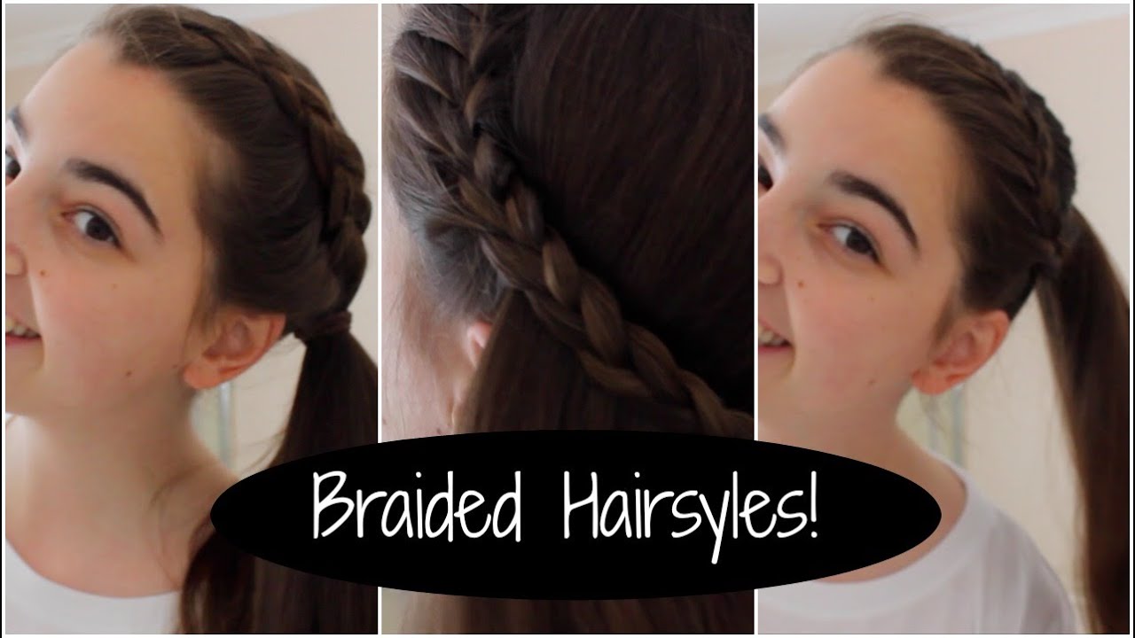 Easy Braided Hairstyles Youtube