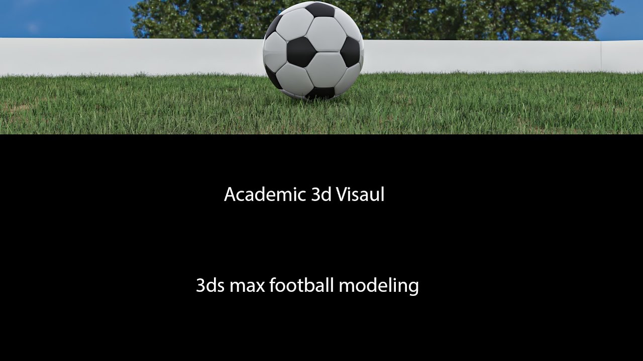 3ds Max Tutorial Beginner 3ds Max Football Modeling Youtube