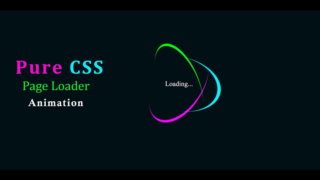 Page Loader In Html How To Make Animated Page Loader Using Html Css