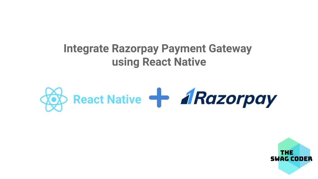 Integrate Razorpay Payment Gateway Using React Native Youtube