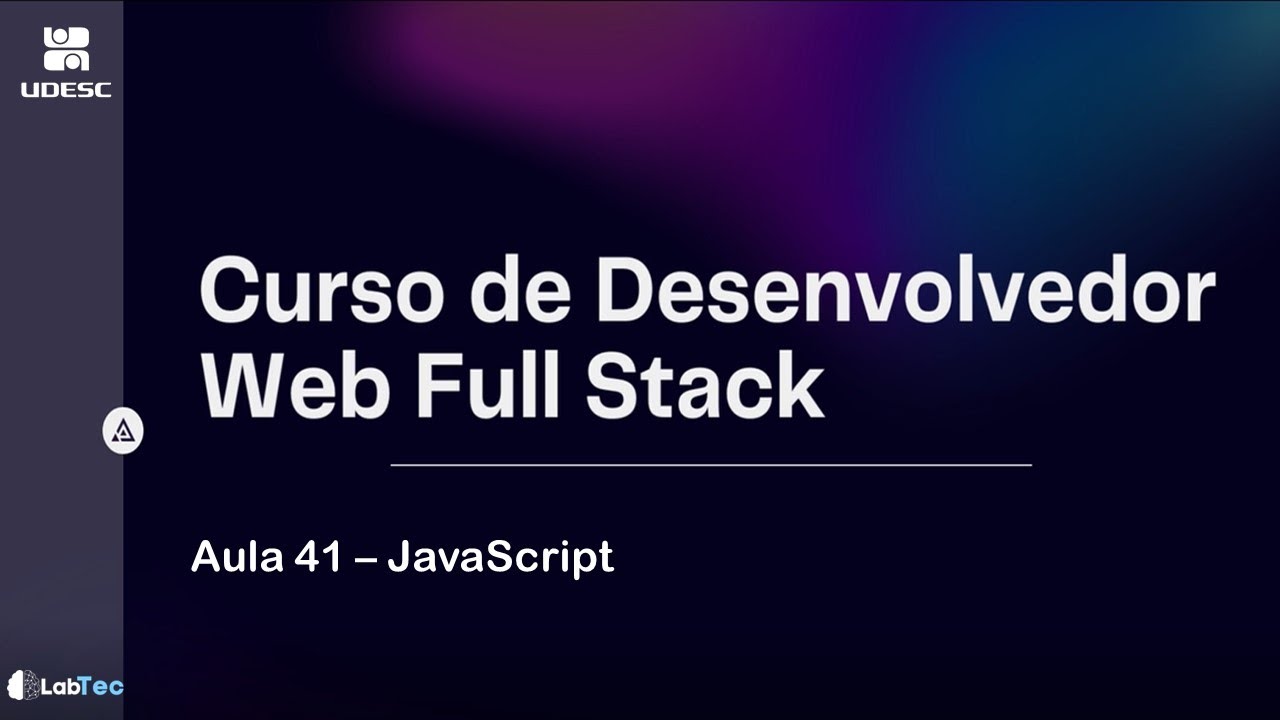 Aula 41 Javascript Youtube